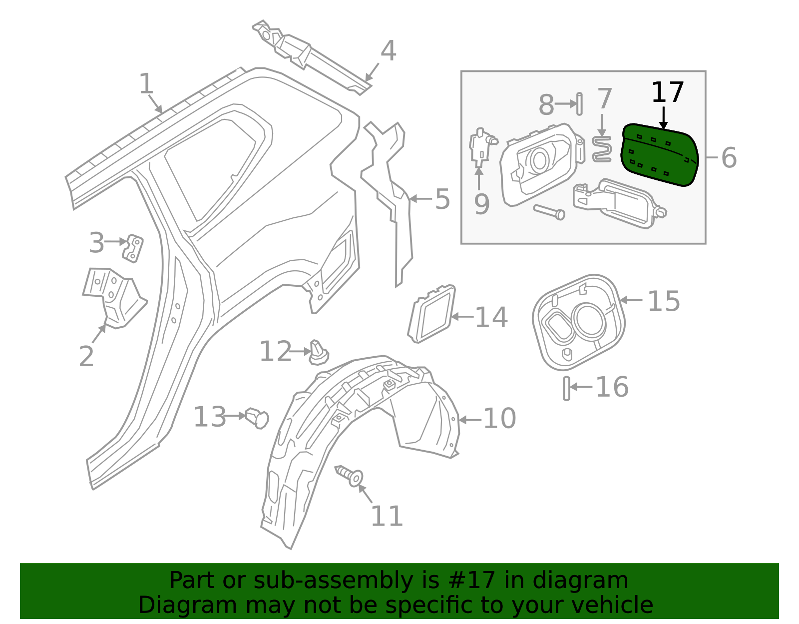2018-2024 Volkswagen Door 3CN-809-909-GRU | VW Direct Parts