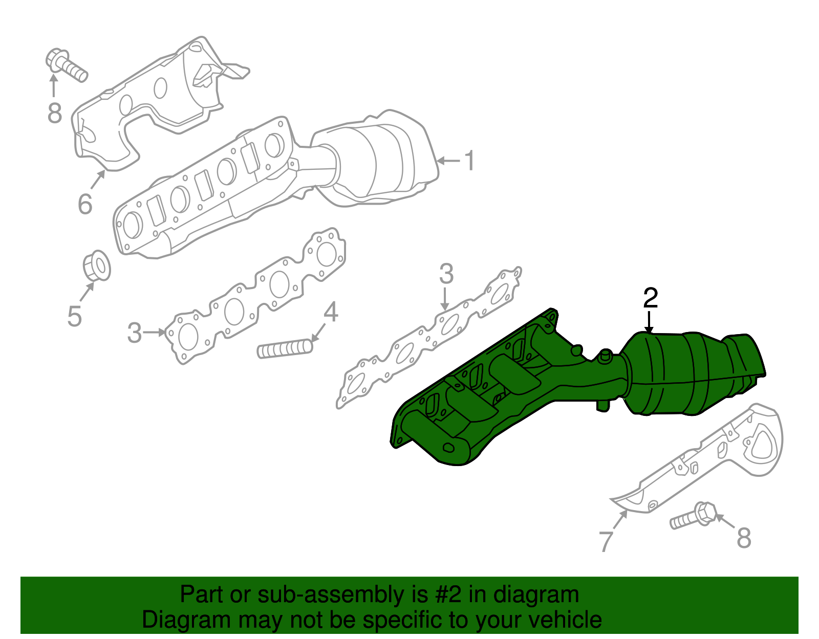 2020-2024 Nissan Exhaust Manifold 140E2-6JF0A | My Nissan Part