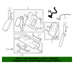 2019-2020 Nissan Altima Lock Cable - Passenger Side (RH) 88641-6CA1A ...