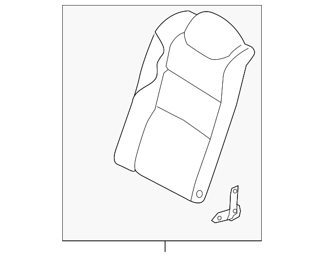 2023-2025 Nissan Altima Seat Back Assembly 88655-9HF1E | Team Nissan Inc.