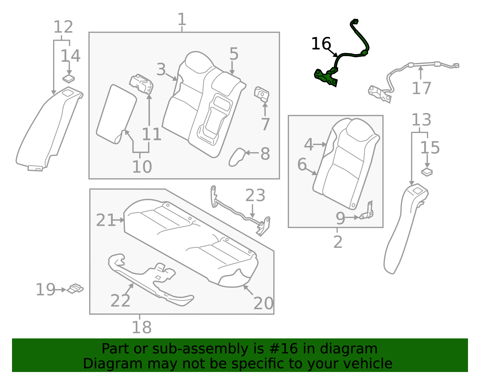 2019-2025 Nissan Altima Lock Cable 88641-6CA1A | Temecula Nissan Parts