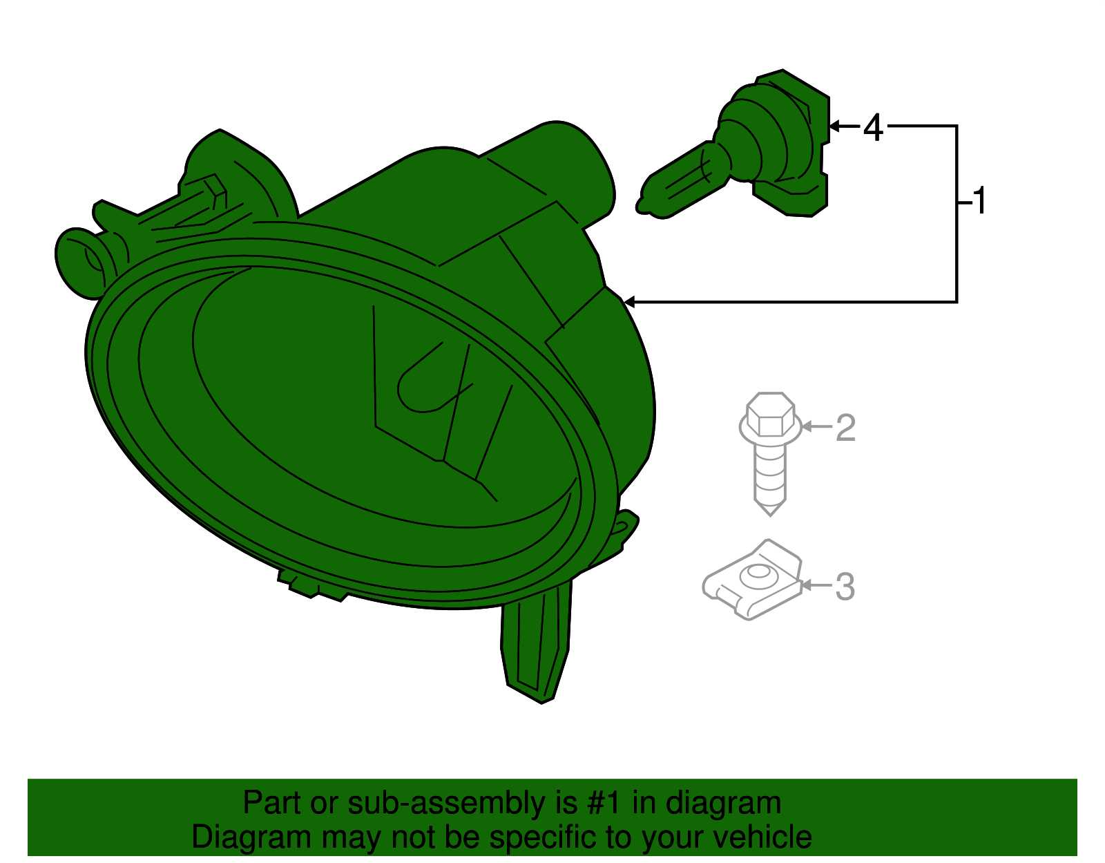 63177248911 - 2012-2019 BMW Fog Lamp Assembly (63-17-7-248-911) | BMW ...