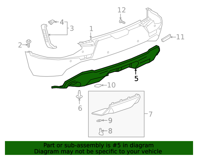 2019-2022 Chevrolet Blazer Lower Cover 84878668 | OEM GM Parts