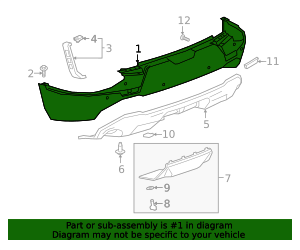 2023-2024 Chevrolet Blazer Fascia 42745558 | TascaParts.com