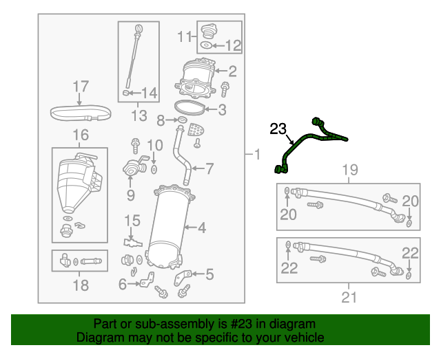 2014-2019 Chevrolet Corvette Positive Crankcase Ventilation (PCV) Tube ...