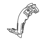 166-880-28-05 - Ft Fender Liner 2012-2019 Mercedes-Benz | Mercedes-Benz ...