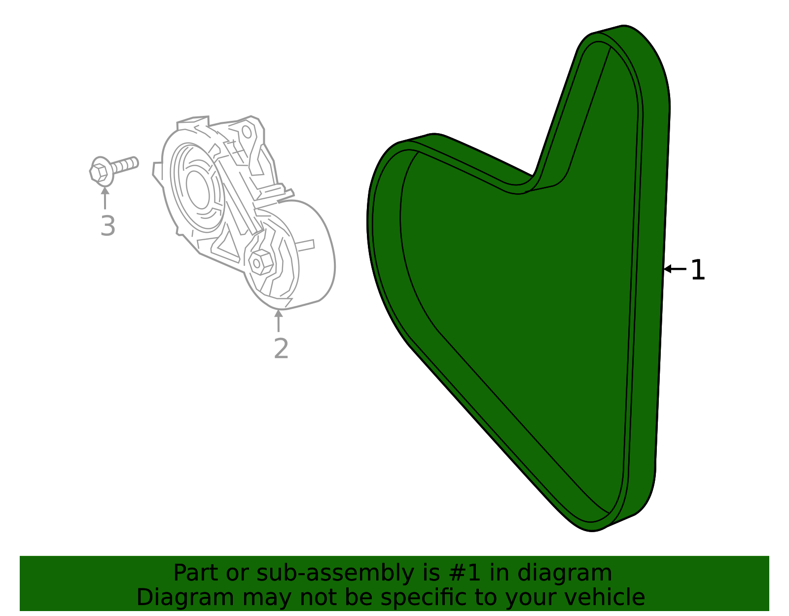 Genuine Toyota Serpentine Belt part# 90916-A2035 for 2016-2025 Toyota ...