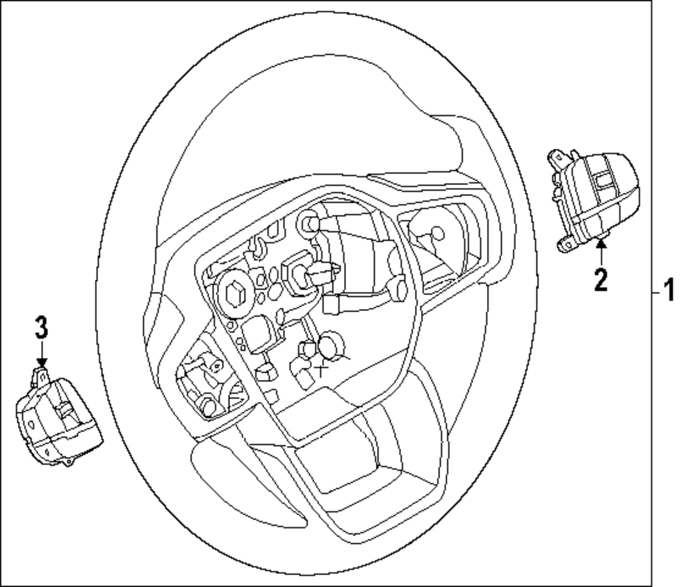 2024 Ford Ranger Radio Switch N1WZ-9C888-M | QuirkParts