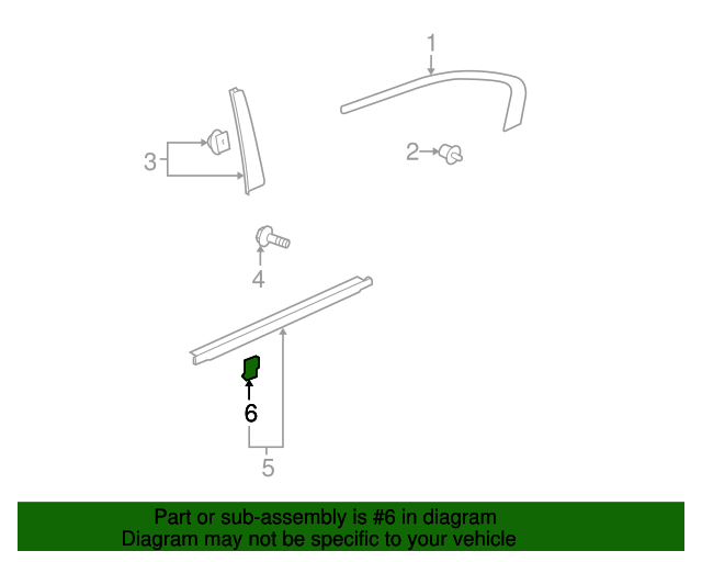 91503-STK-A01 - Clip, Door Molding 2008-2021 Honda | Honda Parts Online