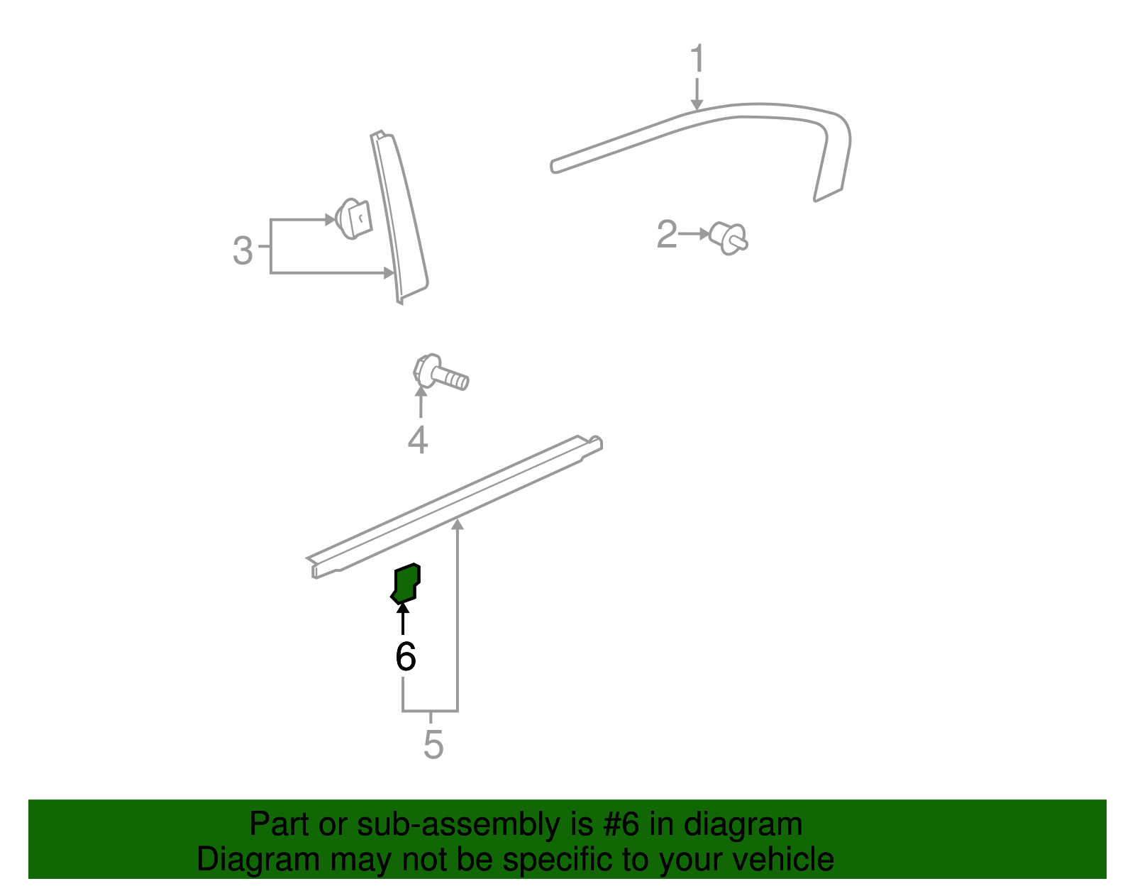 91503-STK-A01 - Belt Molding Clip 2008-2025 Honda | Honda Parts Online