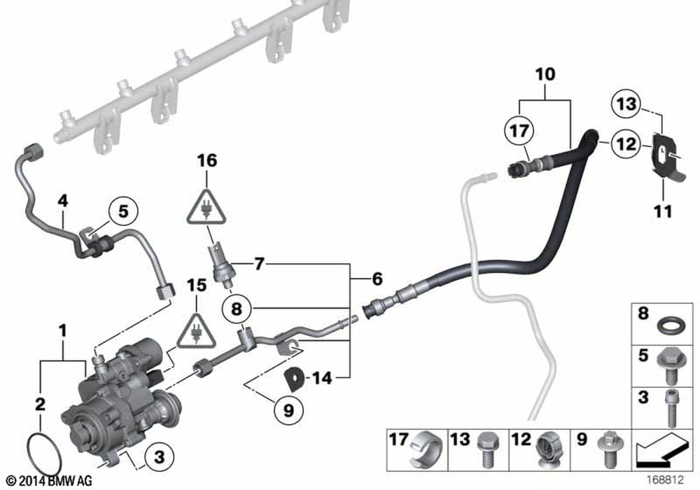 2005-2016 BMW High-Pressure Pump 13517616170 | Retail Performance Auto ...