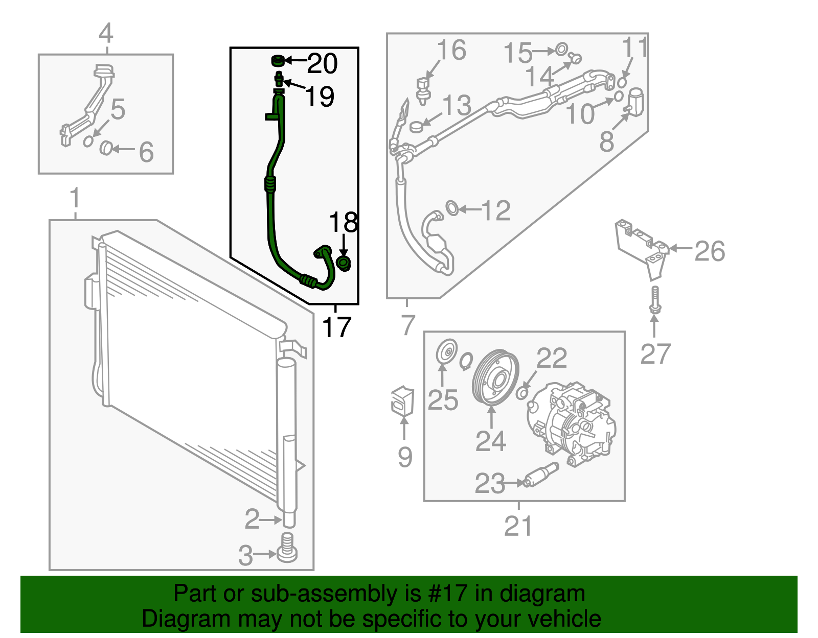 97762-C6501 - Discharge Hose 2016-2018 Kia Sorento | Kia.Parts