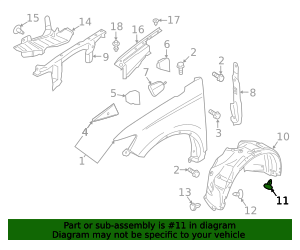 W717929-S300 - Splash Shield Clip 2015-2024 Ford | Ford OEM Parts Direct