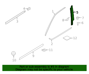 51-33-7-416-487 - Door Applique 2019-2023 BMW X4 | AutoNationParts.com