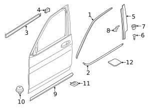 51-33-7-416-487 - Door Applique 2019-2023 BMW X4 | AutoNationParts.com