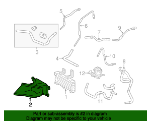2016-2022 Lexus Radiator Support Air Duct 32917-0E030 | AutoNationParts.com
