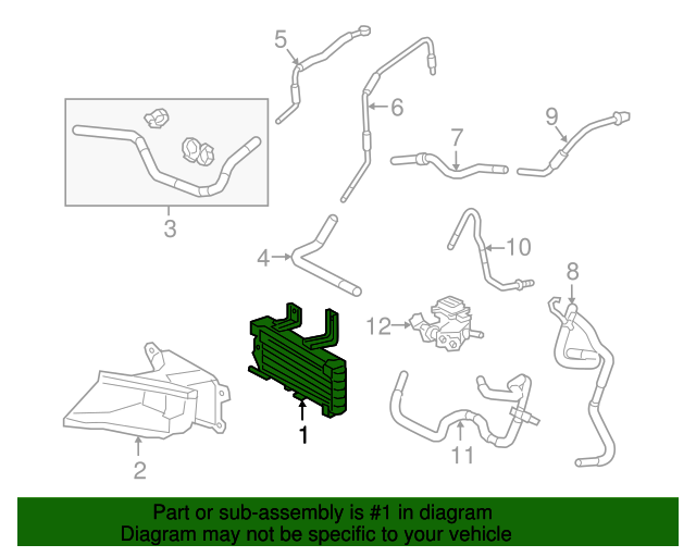 32910-0E030 - Oil Cooler - 2016-2019 Lexus | MyLexusParts