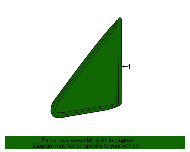2011-2020 Toyota Sienna Glass 62110-08010 | OEM Parts Online