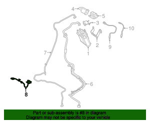 2016-2022 Volvo Vapor Canister Purge Solenoid 31478982 | OEM Parts Online