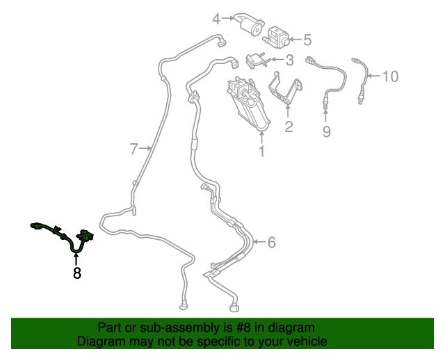 2016-2022 Volvo Vapor Canister Purge Solenoid 31478982 | OEM Parts Online