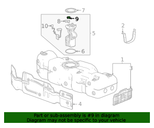 55490628 - High Pressure Diesel Fuel Sensor 2020-2022 GM ...