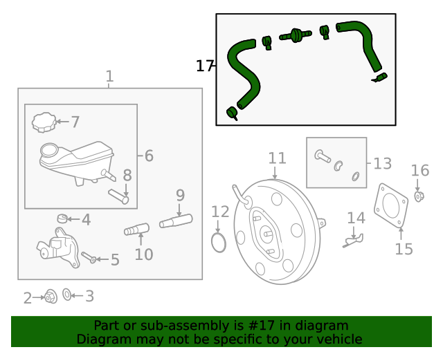 59130-F2400 - Hose Assembly 2019-2024 Kia Forte | Kia.Parts Store