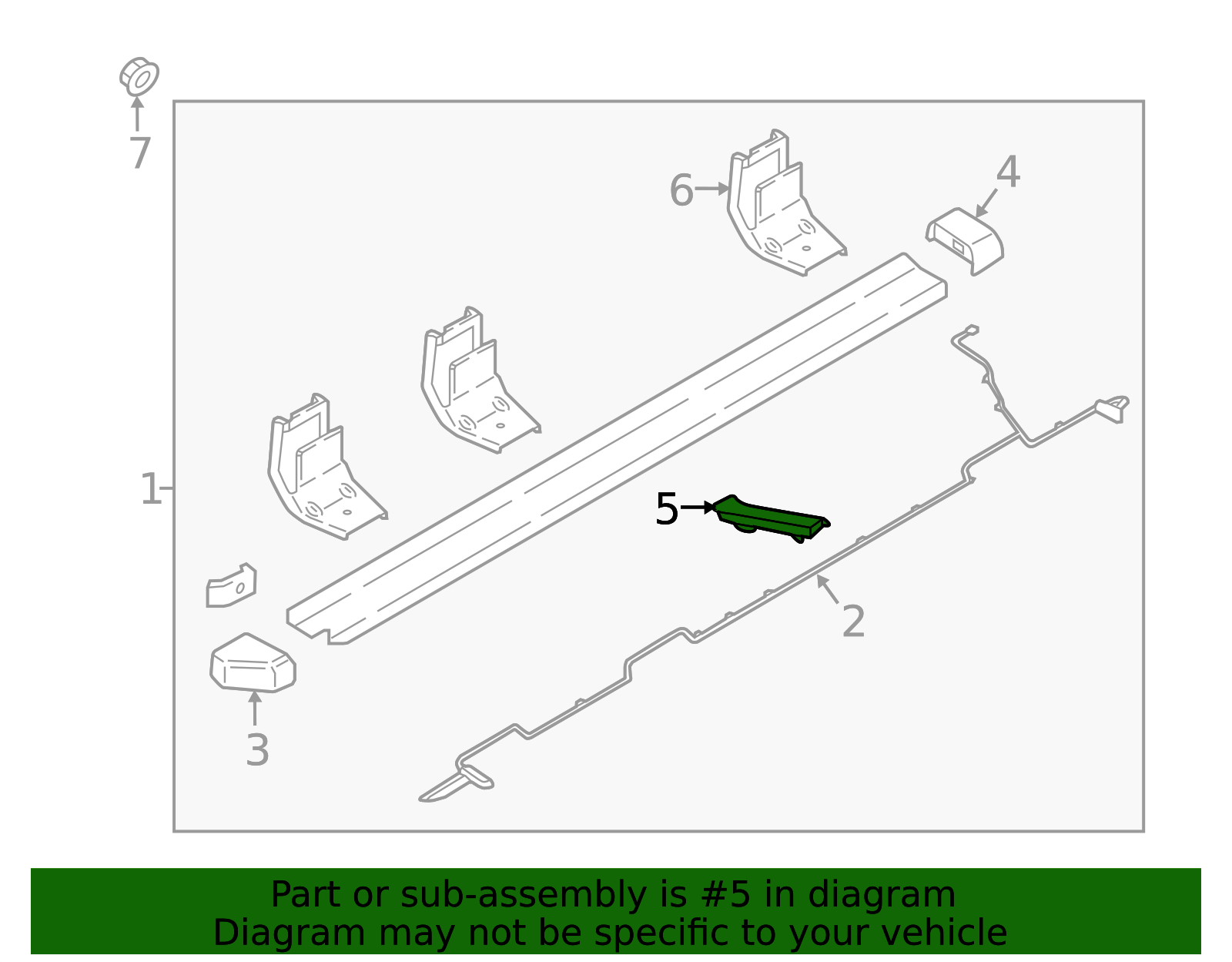 2015-2024 Ford Running Board Step Pad FL3Z-16490-DA | Varsity Ford