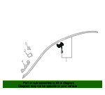 2017-2020 Mercedes-Benz Drip Molding Rear Clip 213-991-02-98 | MB Parts ...