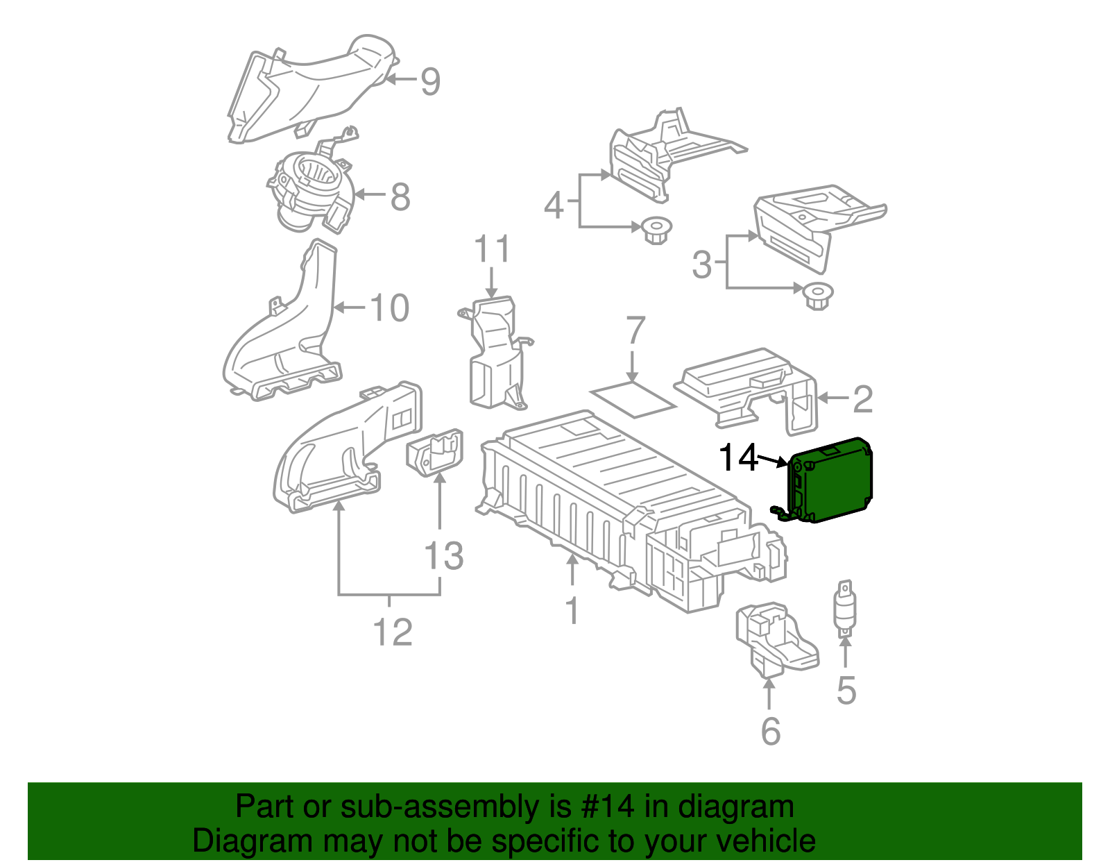 Genuine Toyota Control Module part# 89890-47092 for 2005-2009 Toyota ...