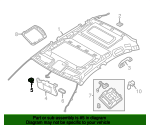 2013-2020 Nissan Sun-Visor Holder 96409-3JS0A | TascaParts.com