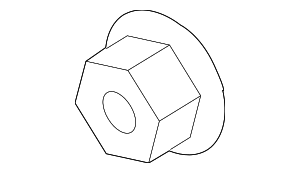 2007-2014 Ford Back Glass Nut -N621901-S424 | QuirkParts