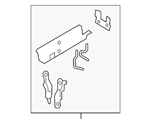 2016-2021 Mazda CX-3 Rail End D1YE-53-81Y | Mazda Online Parts