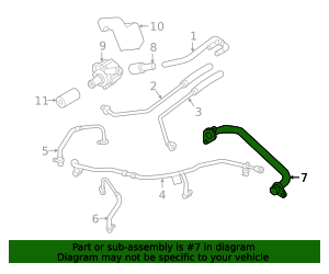 06M-121-071-J - Engine Coolant Pipe 2018-2024 Audi | Audi OEM Parts