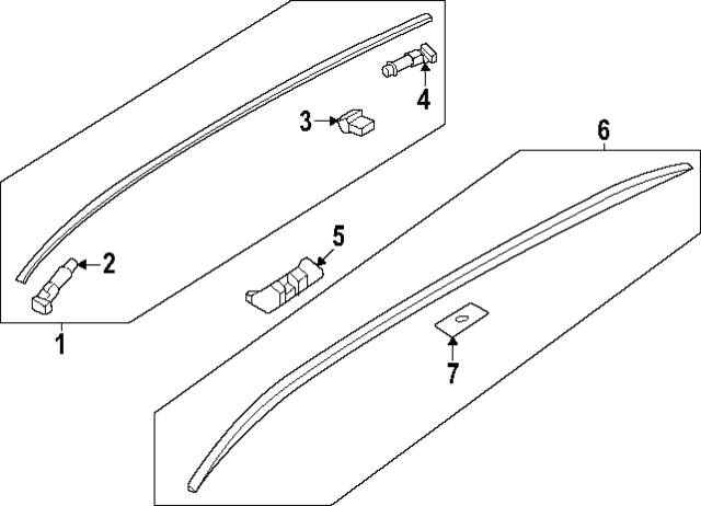 KMV6-50-9L0 - Roof Molding 2024 Mazda CX-90 | Bam Wholesale Parts