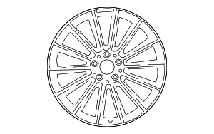 2018-2024 Mercedes-Benz Wheel AMG 5-Twin-Spoke 50.8 Cm (20 Inch) 213 ...