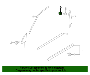 31349957 - Applique Retainer Clip - 2016-2021 Volvo | Volvo OEM Parts ...