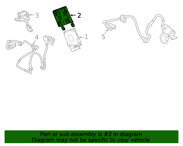2020-2023 Chevrolet Corvette Electronic Suspension Control Module ...