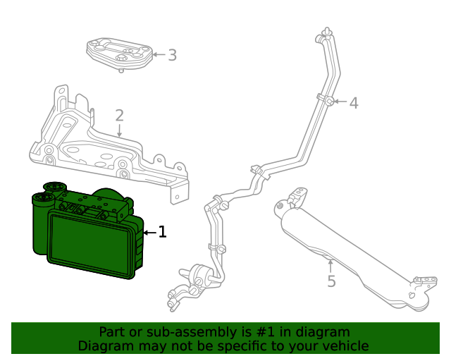 Electropneum Control Unit 167-320-94-05 | Mercedes-Benz Parts