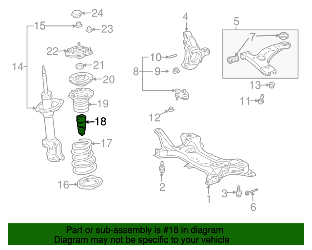 2004-2009 Toyota Prius Bumper 48331-12200 | Toyota Parts Center