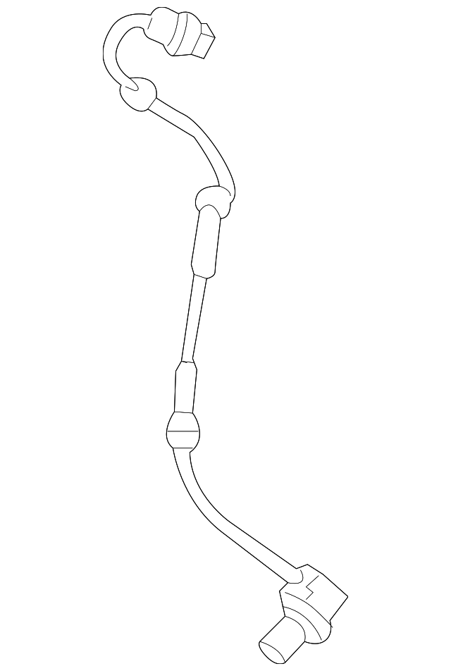 96959997 - Front Driver Side Wheel Speed Sensor - 2004-2011 GM ...