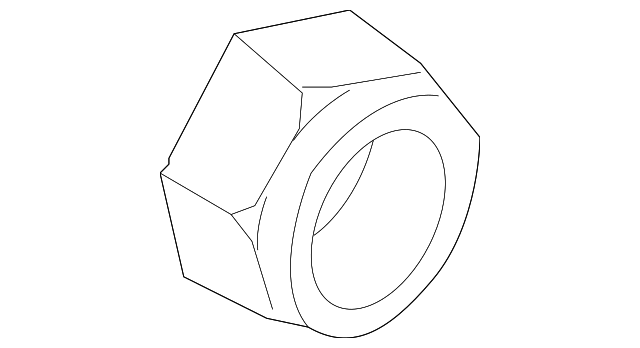 2004-2015 GM Front Wheel Half-Shaft Nut 94515437 GM | GMPartsDirect.com