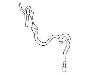 2004-2011 GM Front Hydraulic Brake Hose 96534545 | TascaParts.com