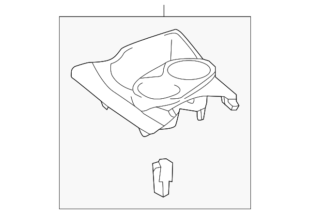2012-2019 Toyota Prius C Front Console 58811-52041-C0 | Toyota Parts Center
