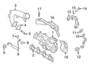2015-2019 Hyundai Sonata Oil Return Tube 28245-2B730 | OEM Parts Online