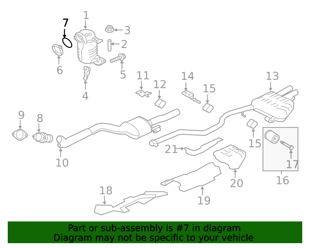 2017-2019 Jaguar Mount Bracket Gasket T2H11760 | JaguarParts.com