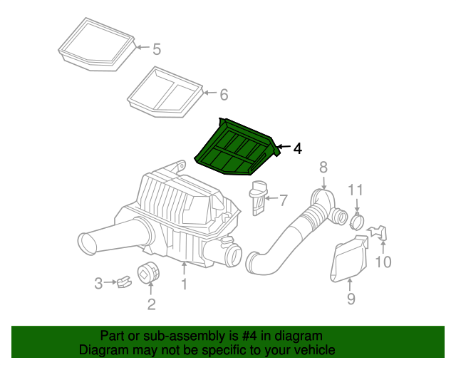 Genuine Porsche Air Filter for 1997-2004 Porsche Boxster | OEM Part ...