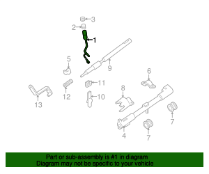 2008-2013 Ford Gear Shift Assembly 7C2Z-7210-BB | Blue Springs Ford Parts