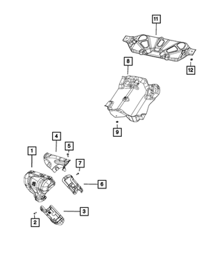 2017-2022 Jeep Compass Exhaust Shield 57008364AA | Mopar Estores