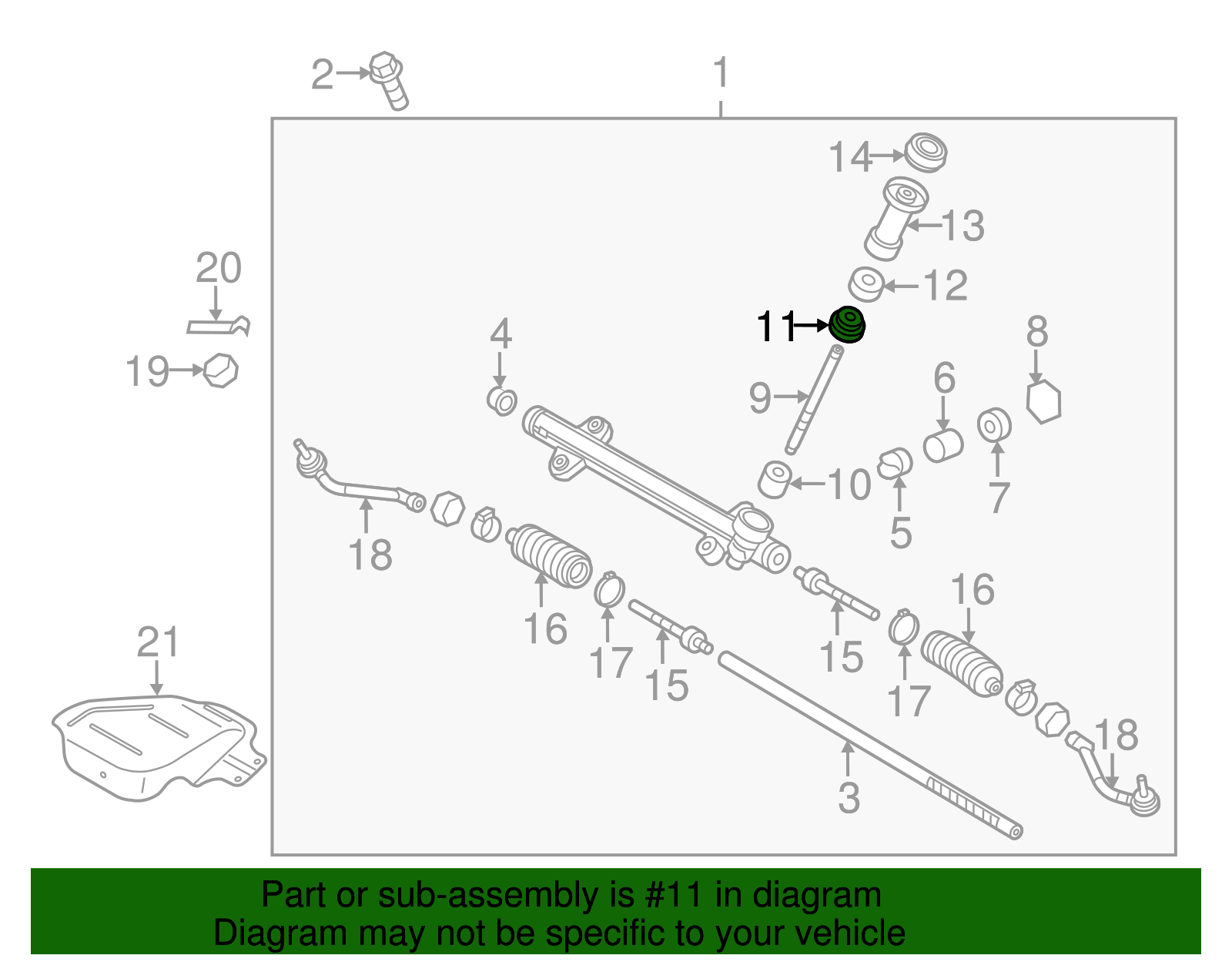 2011-2016 Kia Optima Lower Bearing 56519-3Z000 | Retail Performance ...