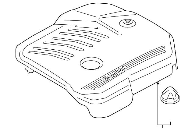 Genuine BMW 11-14-8-740-595 | Engine Cover | FREE Shipping on Most ...